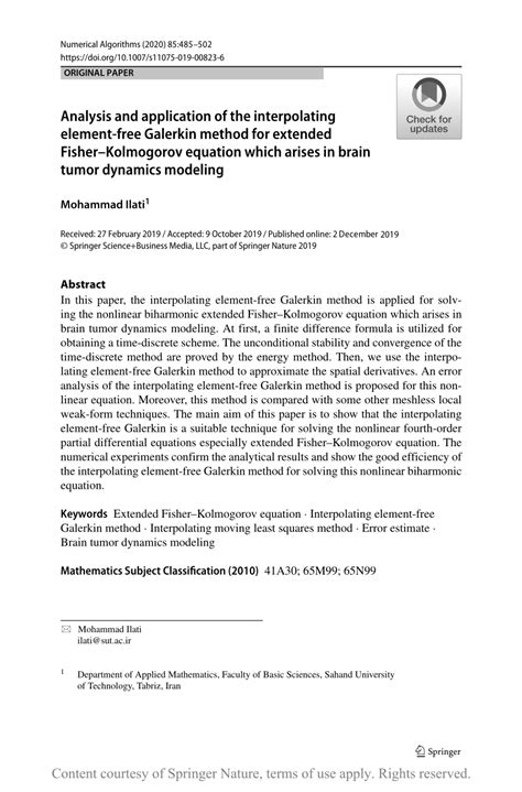 analysis and application of the interpolating element free galerkin