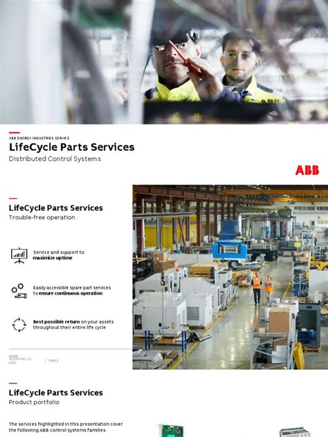 Abb Dcs Life Cycle Parts Services Final Pdf Life Cycle