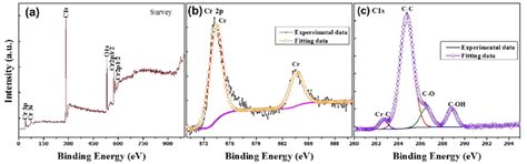 X Ray Photoelectron Spectra Of Cr 3 C 2 C Ncs A Survey Spectrum