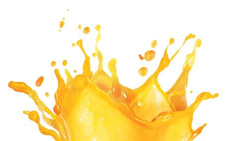 Orange Juice Splash PNG Transparent Images