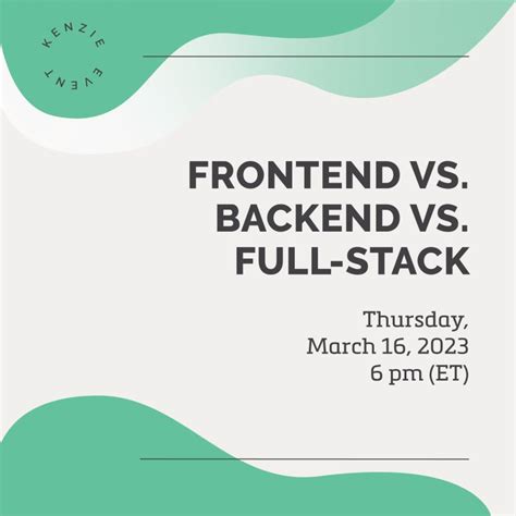 Frontend And Backend And Full Stack Oh My 🐻 𝐉𝐨𝐢𝐧 𝐮𝐬 𝐓𝐡𝐮𝐫𝐬 𝐌𝐚𝐫𝐜𝐡 𝟏𝟔
