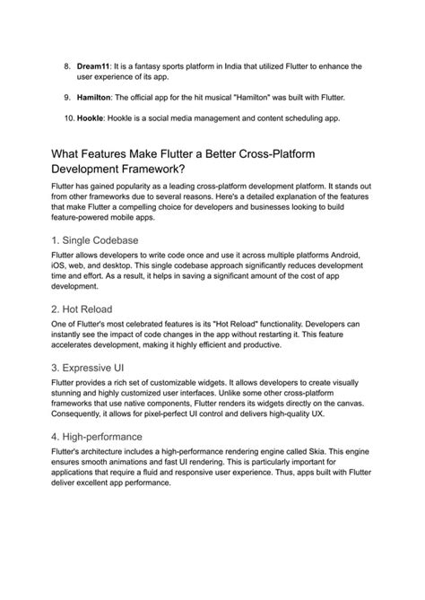 8 Reasons Why Flutter Is The Future Of Mobile App Development Pdf