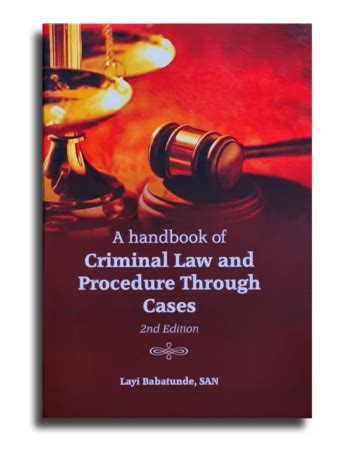 A Hand Book Of Criminal Law And Procedure Through Cases Hard Cover