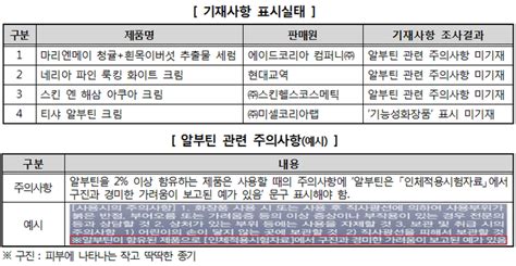 미백 기능성화장품 Sns 과장 광고 ‘주의보