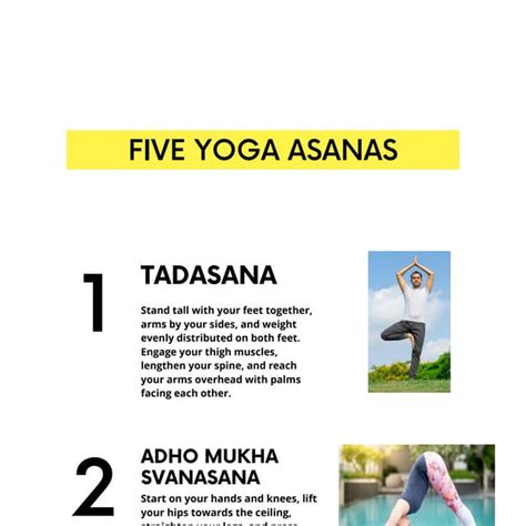 Five Yoga Asanaspdf