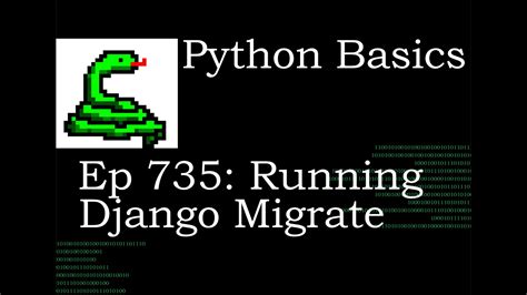 Python Basics Tutorial How To Handle Django Migration Issues With Managepy Youtube