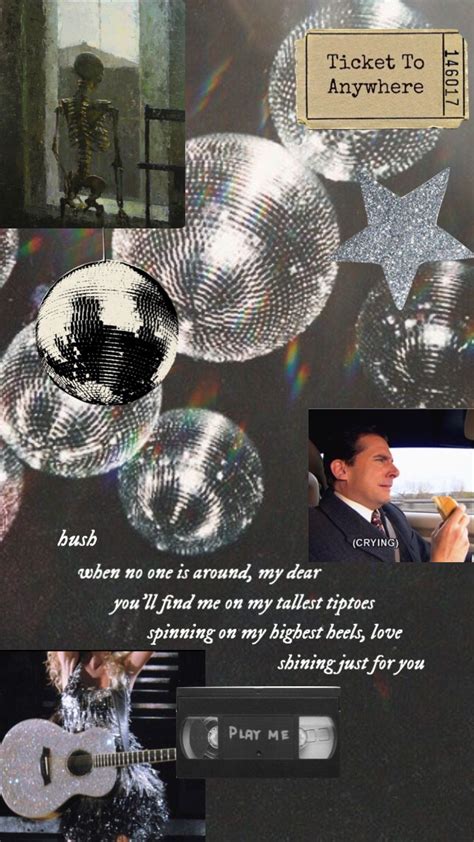 Because Im A Mirrorball Taylorswift Mirrorball Aesthetic Collage Hush Hush Aesthetic