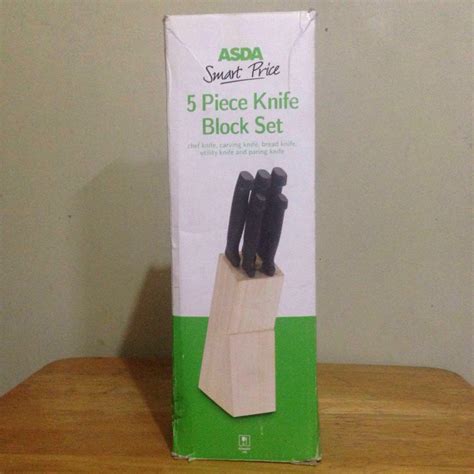 Asda 5 Piece Knife Block Set Furniture And Home Living Kitchenware And Tableware Knives