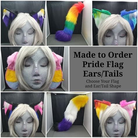 Made To Order Pride Flag Ears And Tails Choose Your Flag And The