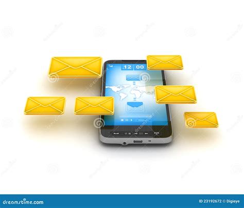 Short Message Service Sms And Mobile Internet Stock Illustration