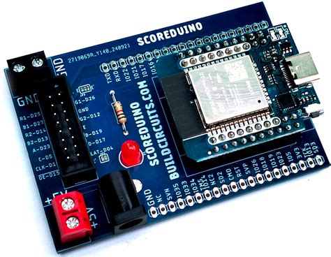 Scoreduino Esp32 Modules For P3 P4 And P5 Indoor Rgb Led Matrix Displ Buildcircuits