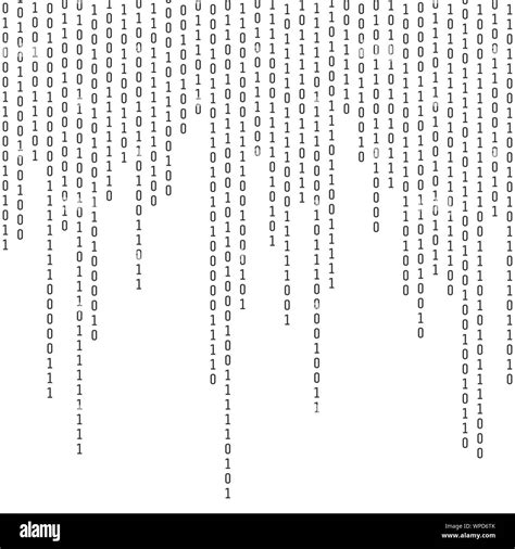 Binary Coding Computer Digital Information Encryption And Machine