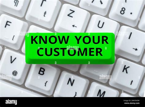 Hand Writing Sign Know Your Customer Conceptual Photo Marketing