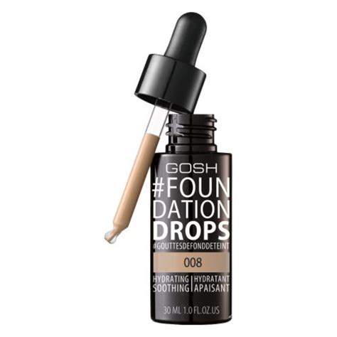 Gosh Drops Liquid Foundation 008 Honey Spf 10 30 Ml Skin