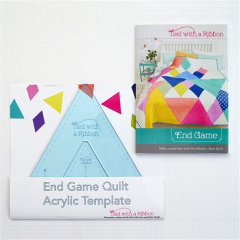 End Game Quilt Pattern Template Patchworks Plus