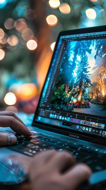 Quotediting Software Interface On Laptop Complex Toolsquot Premium Ai