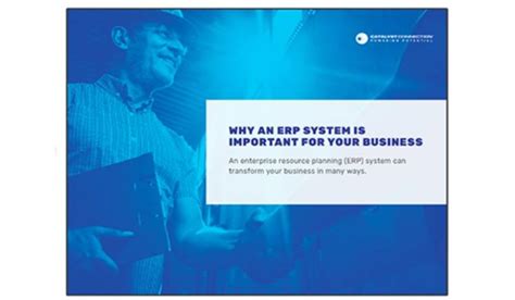 Why An Erp System Is Important For Your Business Catalyst Connection