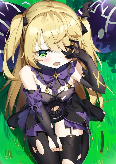 Fischl And Slime Genshin Impact Drawn By Kuse0201 Danbooru