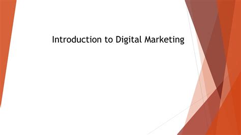 Ppt Introduction To Digital Marketing Powerpoint Presentation Free Download Id10668903