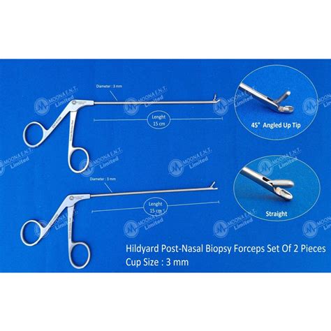 Ent Biopsy Cup Forceps Set Of 2 Pieces Moona Ent International