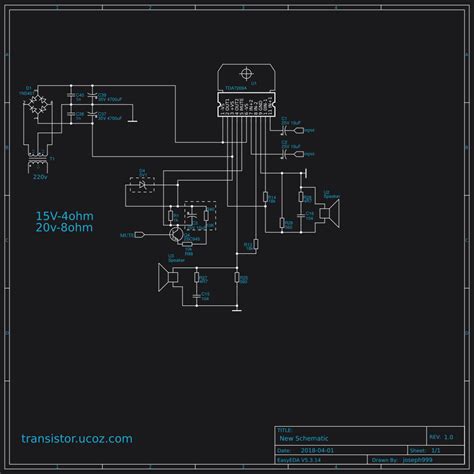 Tda Audio Amplifier Easyeda Open Source Hardware Lab
