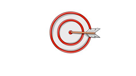 Animated Archery Target Board Icon 35616489 Stock Video At Vecteezy