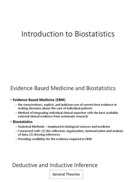 Lecture 14 Introduction To Biostatistics Danardono Pdf Level Of