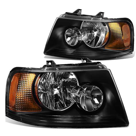 Dna Motoring Headlight Assembly For 2003 2006 Ford Expedition Oe Style