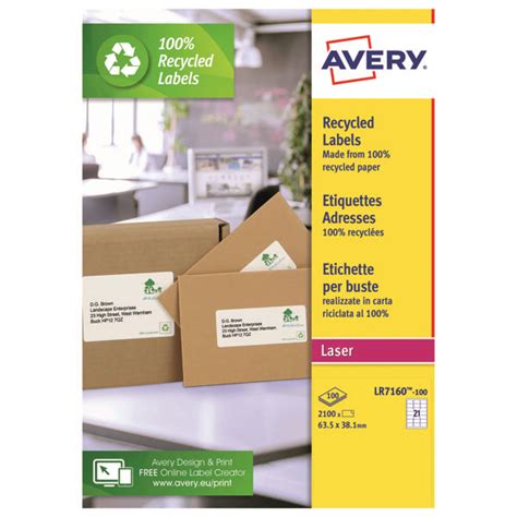 Avery Rcy Ad Lsr Lbl 635x381 Pk100 Gts Direct