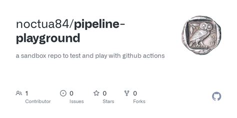 GitHub Noctua Pipeline Playground A Sandbox Repo To Test And Play With Github Actions