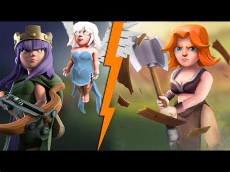 Clash Of Clans Valkyries Party Part 25 Queen Walk Mass Valkyries