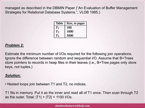 Database Systems Assignment Help Ppt Free Download