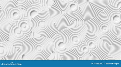 Offset White Cube Boxes Block Background Wallpaper Banner Texture Pattern Template Stock