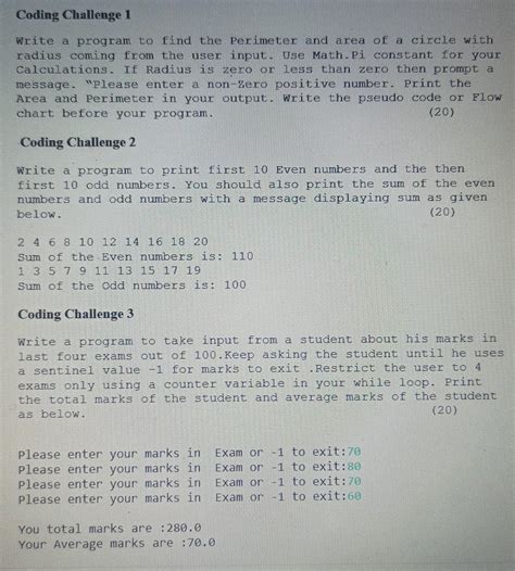 Solved Coding Challenge 1 Write A Program To Find The Chegg Com