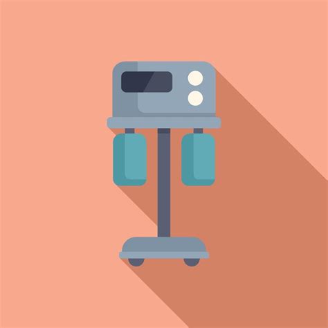 Liposuction Clinical Device Icon Flat Operation Stand Machine