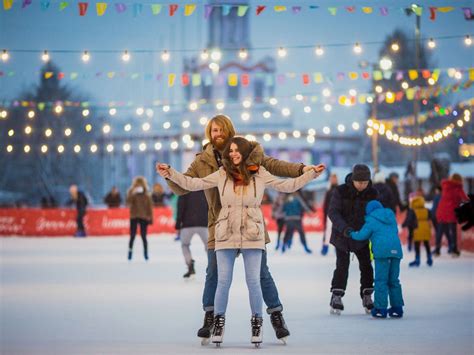 Winter Skating Embrace Winter Fun At The New Skating Rink In Meredith