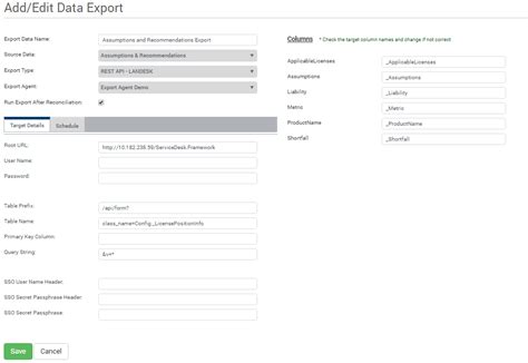 Data Export
