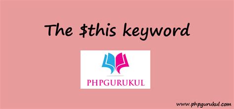 The This Keyword PHPGurukul