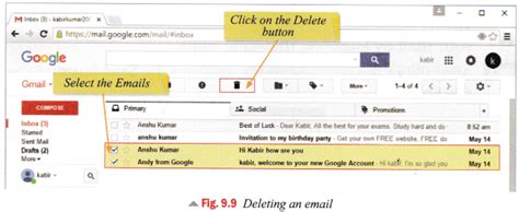 Cbse Notes For Class 5 Computer In Action Email A Communication Tool