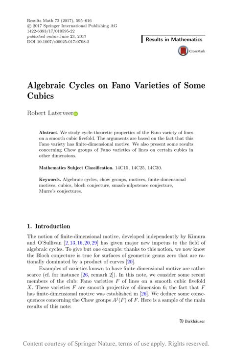 Algebraic Cycles On Fano Varieties Of Some Cubics