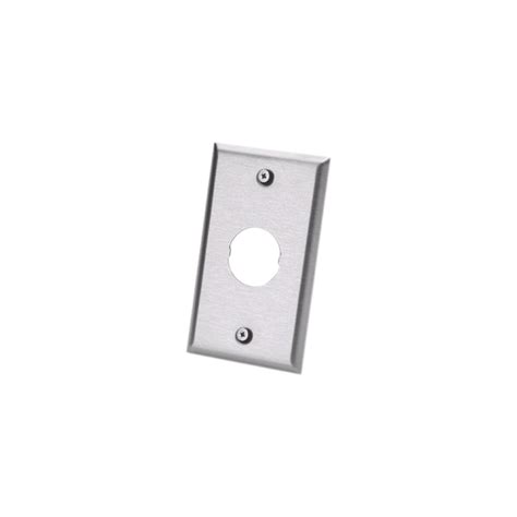 Placa De Pared Industrialnet™ Para 1 Conector Industrial De Acero