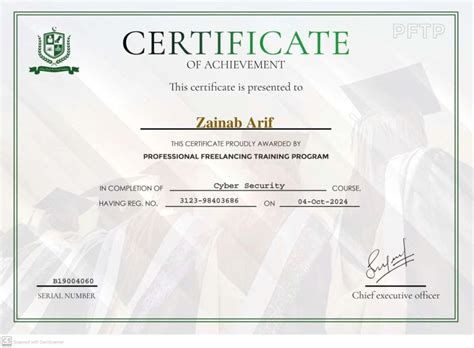 Cybersecurity Ethicalhacking Penetrationtesting Malwareanalysis… Zainab Arif