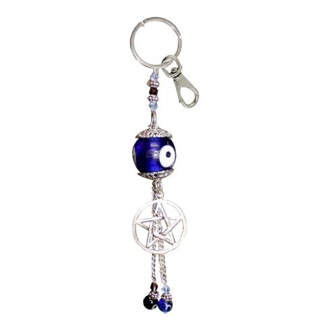Evil Eye Pentacle Key Chain 6
