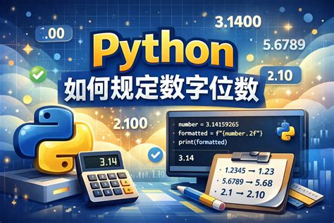 Python如何规定数字位数