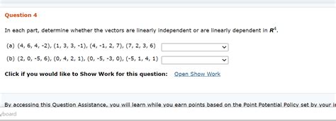 Solved Question 4 In Each Part Determine Whether The