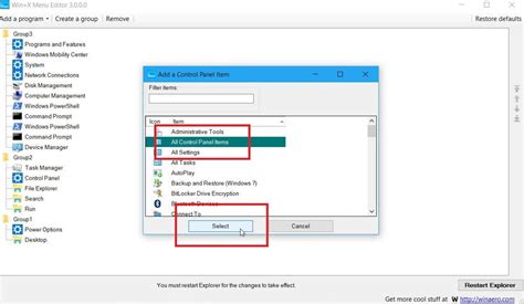 How To Customize The Windows 10 Power User Menu