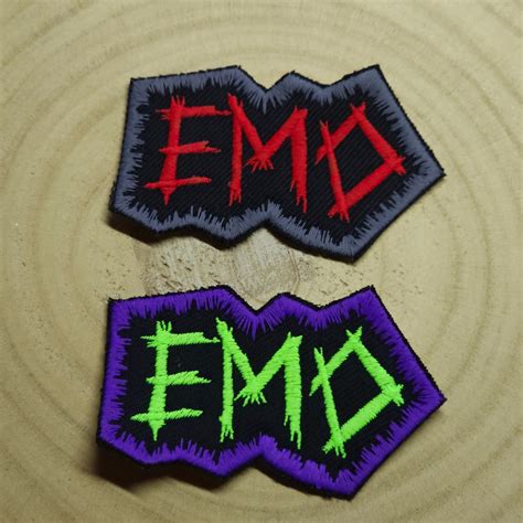 Emo Patch New Matt Colour Threads Etsy