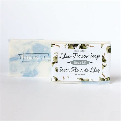 Dot Lil Lilac Flower Bar Soap
