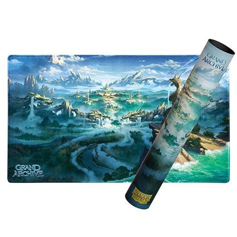 Grand Archive Baidi Oathsworn Palace Playmat And Tube Gathering Games