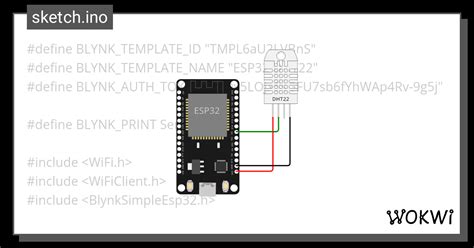 Monitoring Suhu Dan Kelembapan Wokwi Wokwi Esp32 Stm32 Arduino